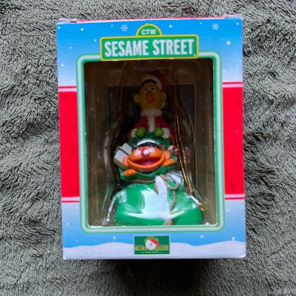 Sesame Street | Holiday | Sesame Street Christmas Tree Ornament Burt ...